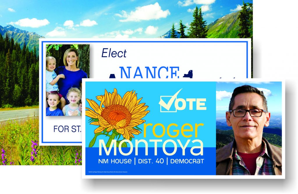 Large Personalized Campaign Road Signs | SignRocket